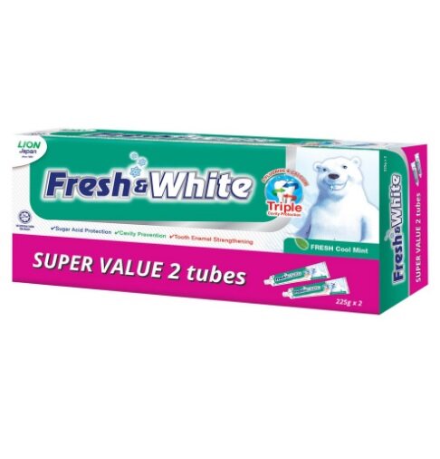 Fresh & White Toothpaste 160g x 1/ 225g x 2 | Lazada