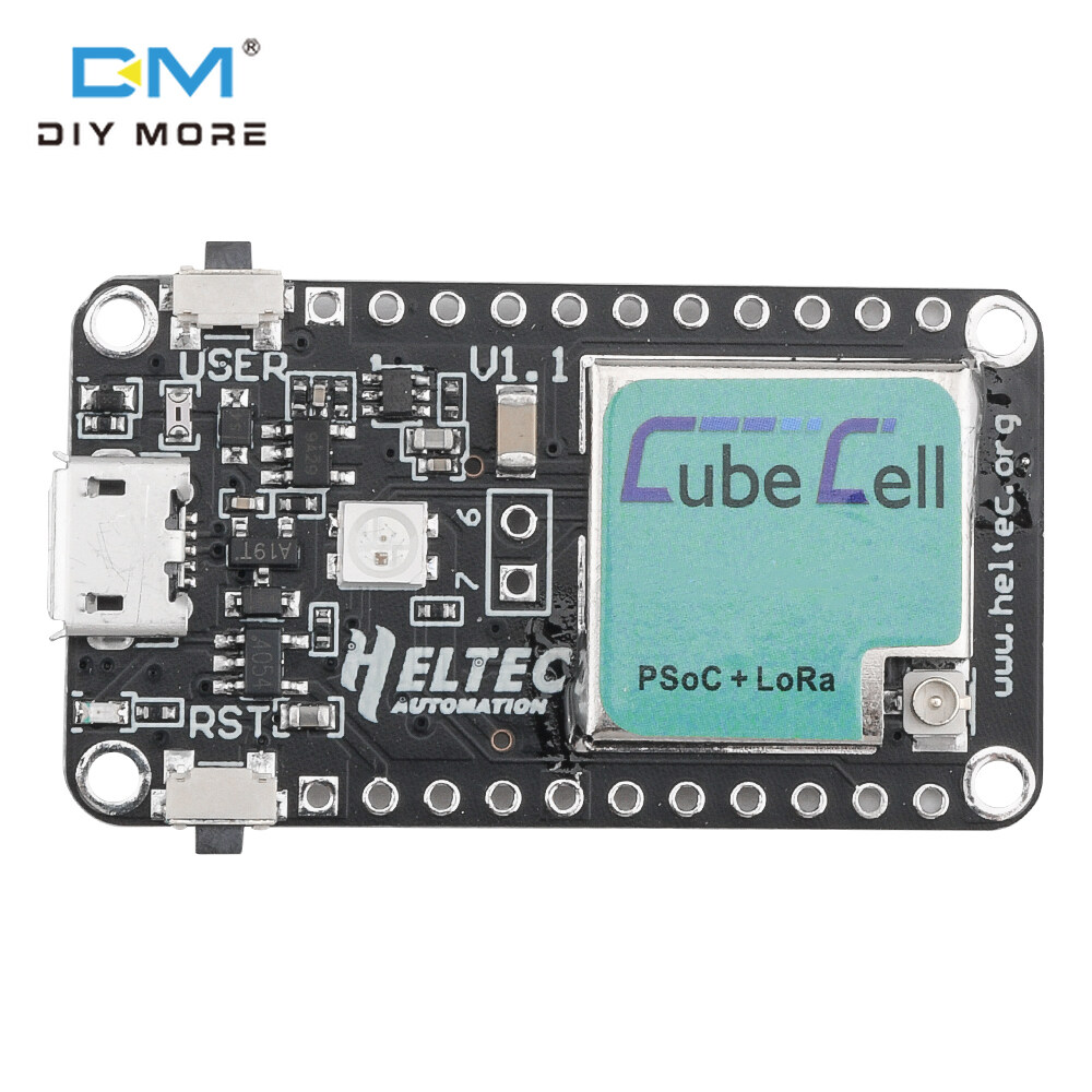 diymore [5ชิ้น] ASR6501 SX1262 LoRaWAN บอร์ดพัฒนาอะแดปเตอร์ CubeCell เซ็นเซอร์โมดูล ASR650x Wifi ...