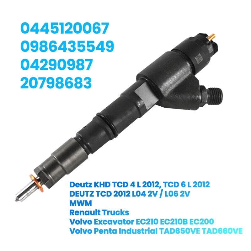0445120067 0986435549 04290987 20798683 New -Diesel Fuel Injector for ...