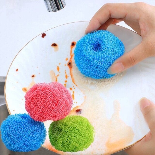 [PANDHY'S] Kitchen Cleaning Ball Nano Fiber Cleaning Brush Magic ...
