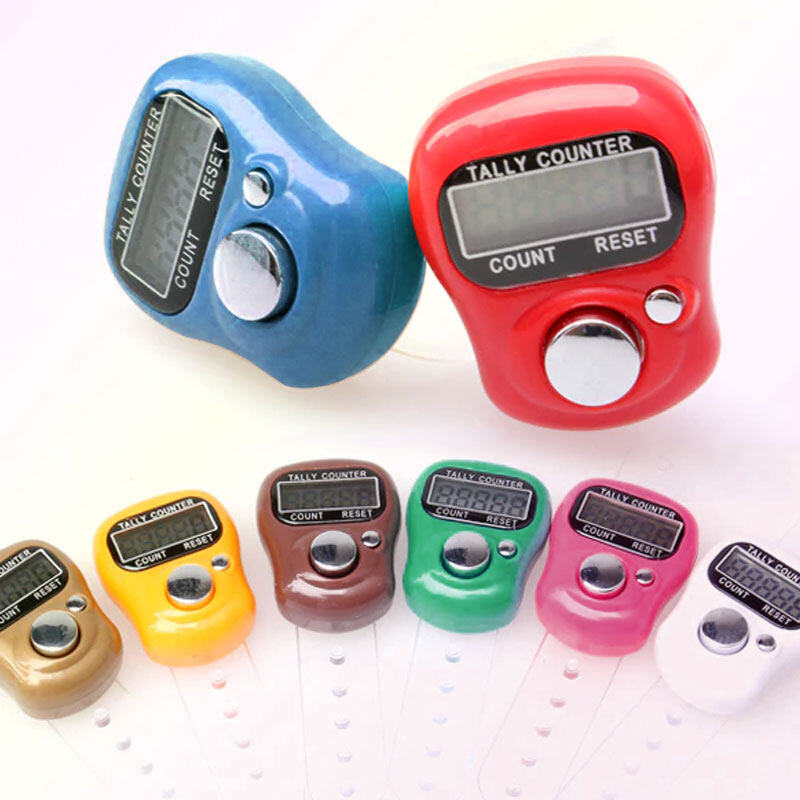 Mini Stitch Marker And Row Finger Counter LCD Electronic Digital Tally ...