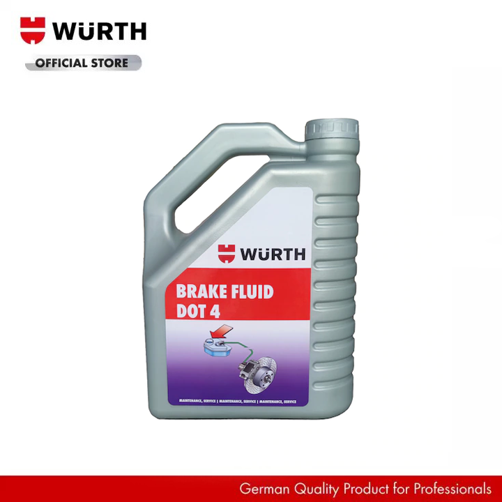 Wurth Brake Fluid Dot 4 - 5L | Lazada