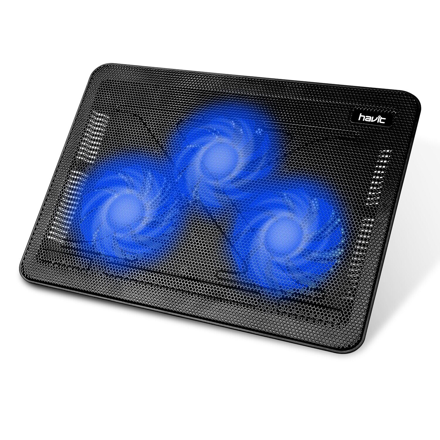 Havit Laptop Cooler Cooling Pad Slim Portable 15.6"-17" USB Powered 3 ...