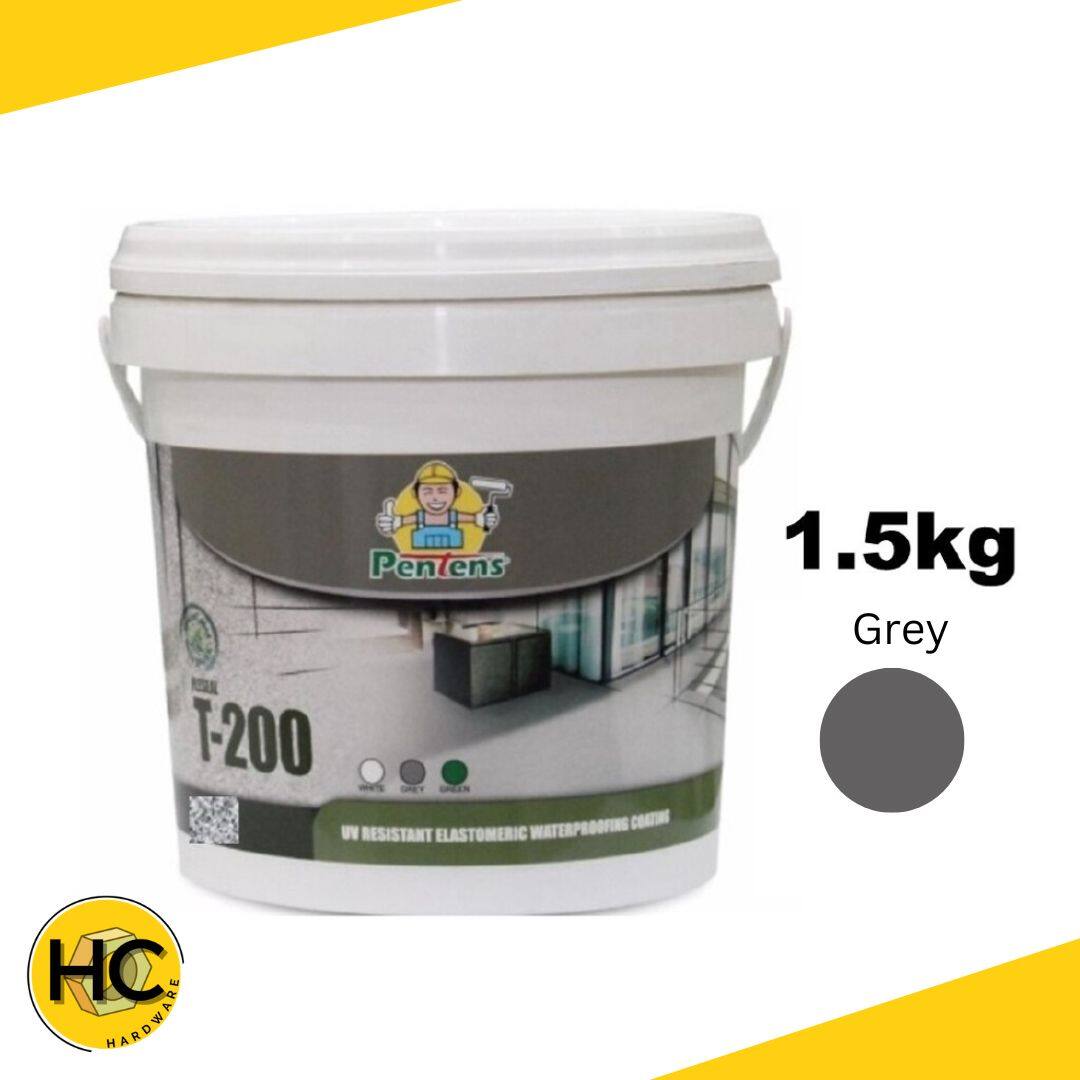 1.5Kg PENTENS T-200 UV Resistant Elastomeric Waterproofing Coating T200 ...