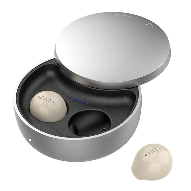 Smallest Invisible Earbuds TWS Bluetooth 5.0 Wireless Headphones Stereo ...