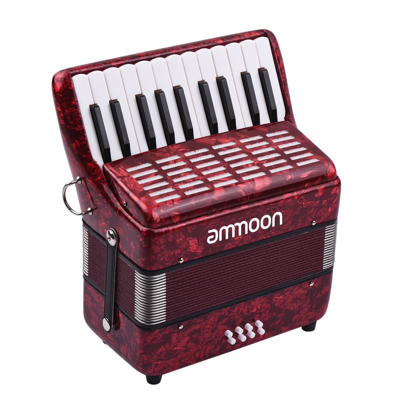 ammoon 22 Keys 8 Bass Piano Accordion with Adjustable Straps Gig Bag ...