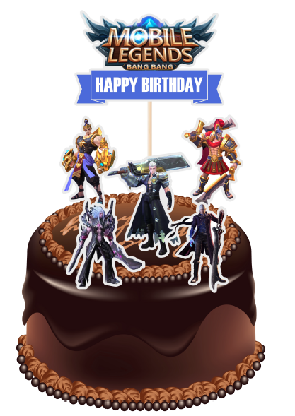 Mobile Legend Cake Topper LAMINATED | Lazada