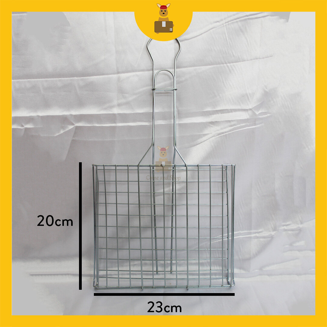 BBQ Grill Fish Rack Pemanggang Ikan Ayam BBQ Clipper Pembakar Ikan Ayam ...