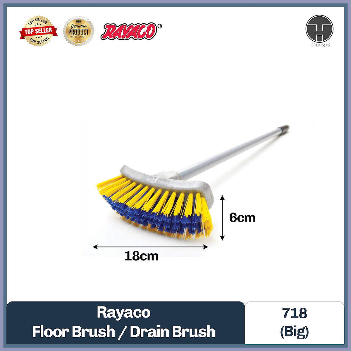 [TeoHin] Rayaco Drain Brush, Broom, Floor Brush, Toilet, Household ...