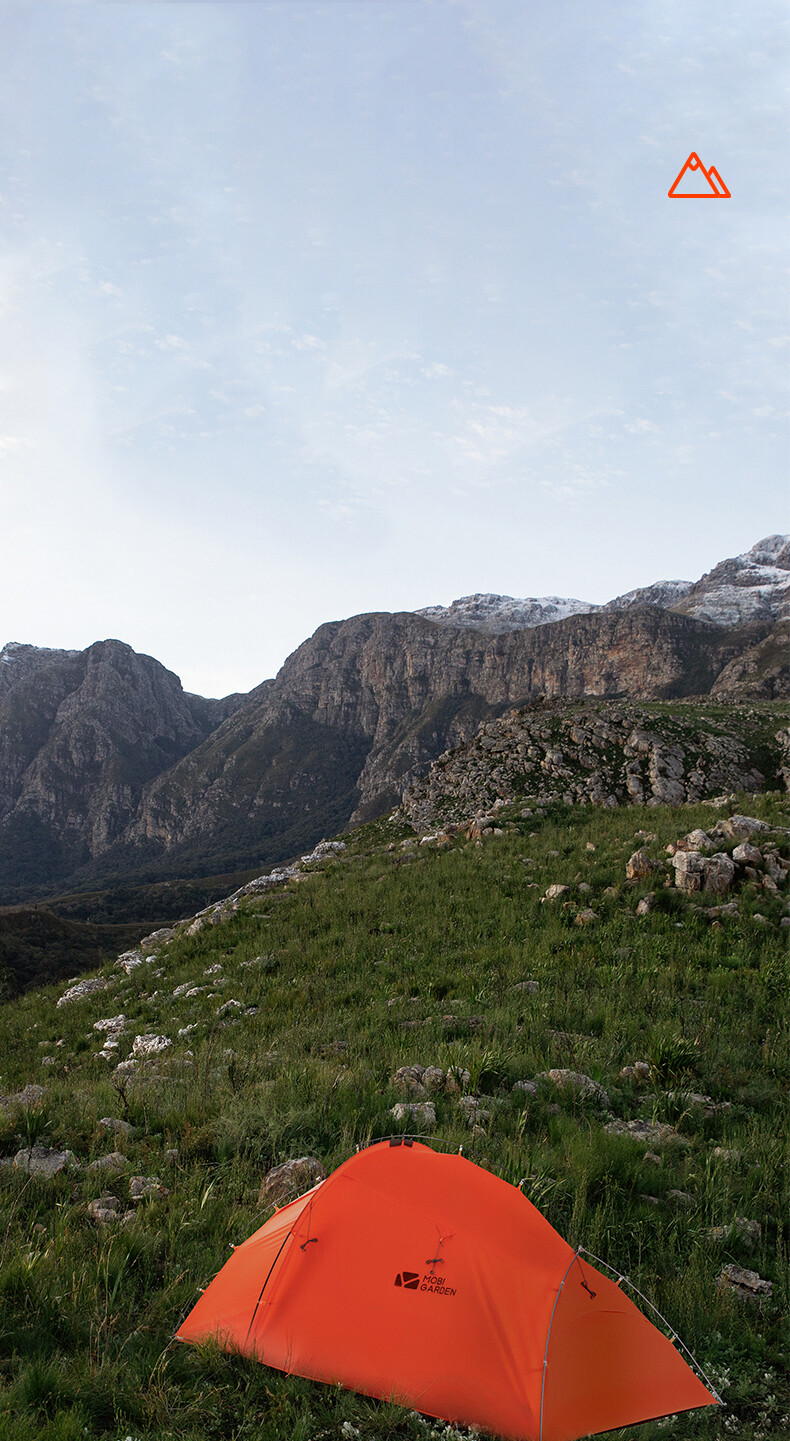 MOBIGARDEN เต็นท์กลางแจ้งแบบ3คน,น้ำหนักเบาเป็นพิเศษสำหรับกิจกรรม ...