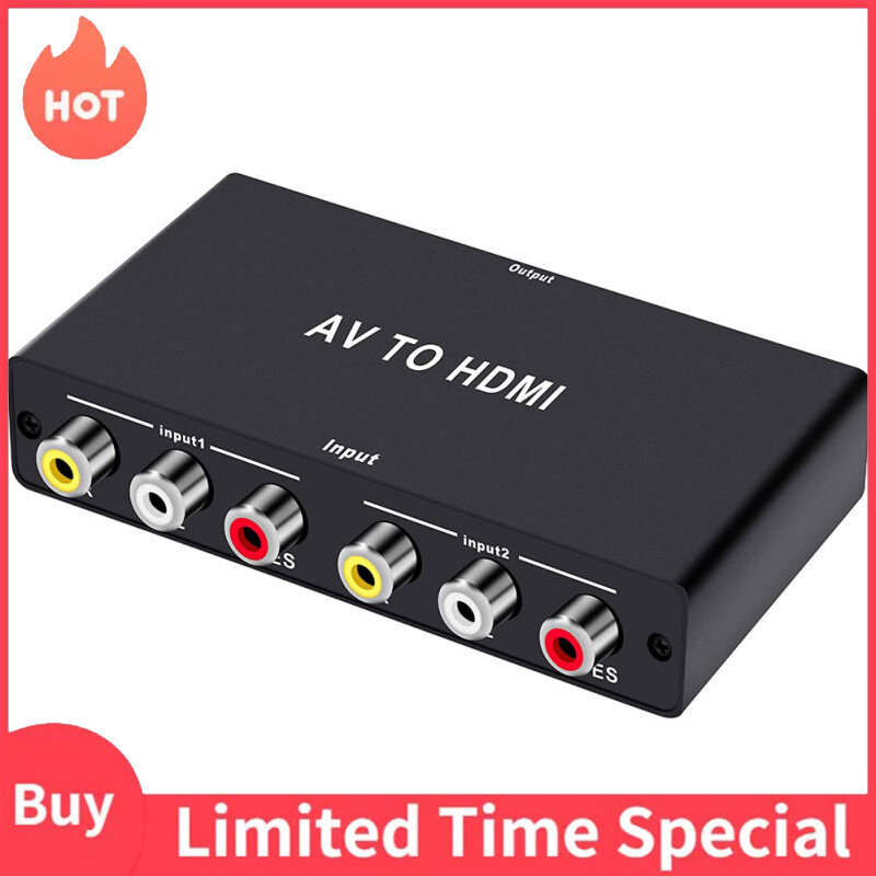 Rca เป็นตัวแปลงที่รองรับ Hdmi 1080P Dual Av เป็น Hdmi อะแดปเตอร์ที่ ...