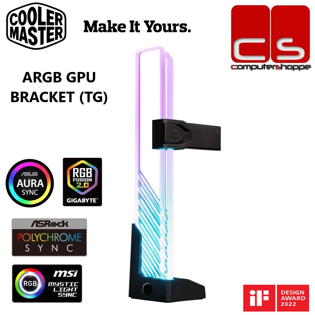 Cooler Master ARGB GPU Support Bracket (TG) | Lazada