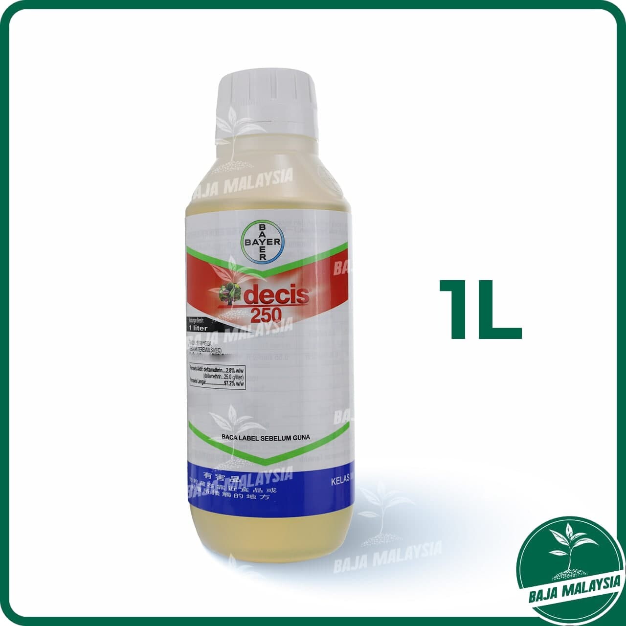 BAYER Decis 250 1 Liter Deltamethrin 2.8% Insecticide (Same As Systrin ...