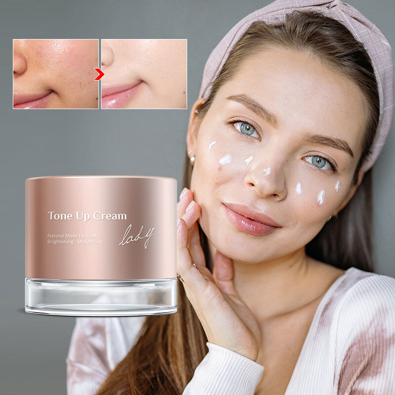 LAIKOU Tone Up Lazy Cream Moisturizing Face Brighten Skin Facial Cream ...
