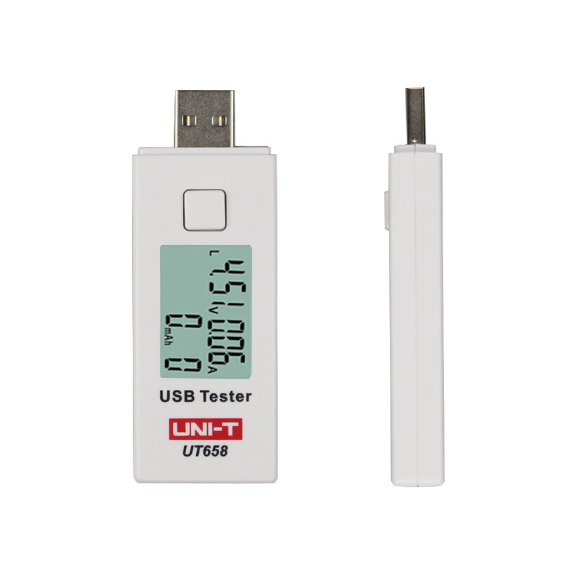 UNI-T ut658 USB ดิจิตอลปัจจุบันแรงดันทดสอบ U ดิสก์หมอชาร์จโวลต์มิเตอร์ ...