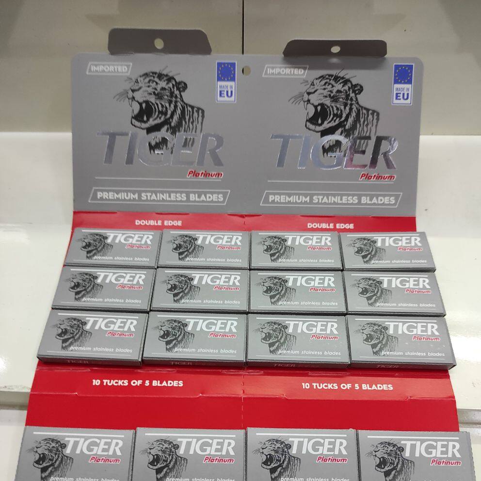 TIGER PLATINUM PREMIUM STAINLESS BLADES 100S | Lazada