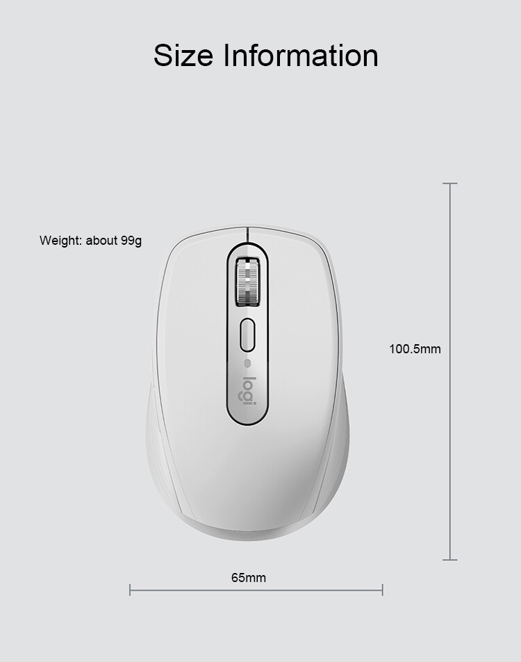 Ready to Ship Logitech MX Anywhere 3 Wireless Bluetooth Office Mouse ...