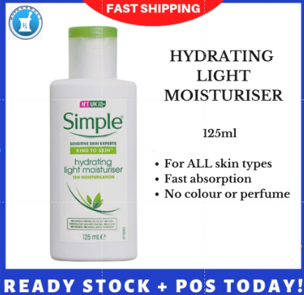 SIMPLE HYDRATING LIGHT MOISTURISER 125ML | Lazada