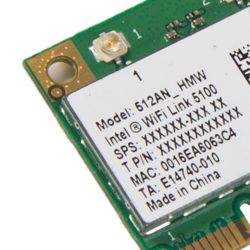 Dual Band 300Mbps Wireless Card for Intel Wifi 5100 512AN HMW Mini PCI ...