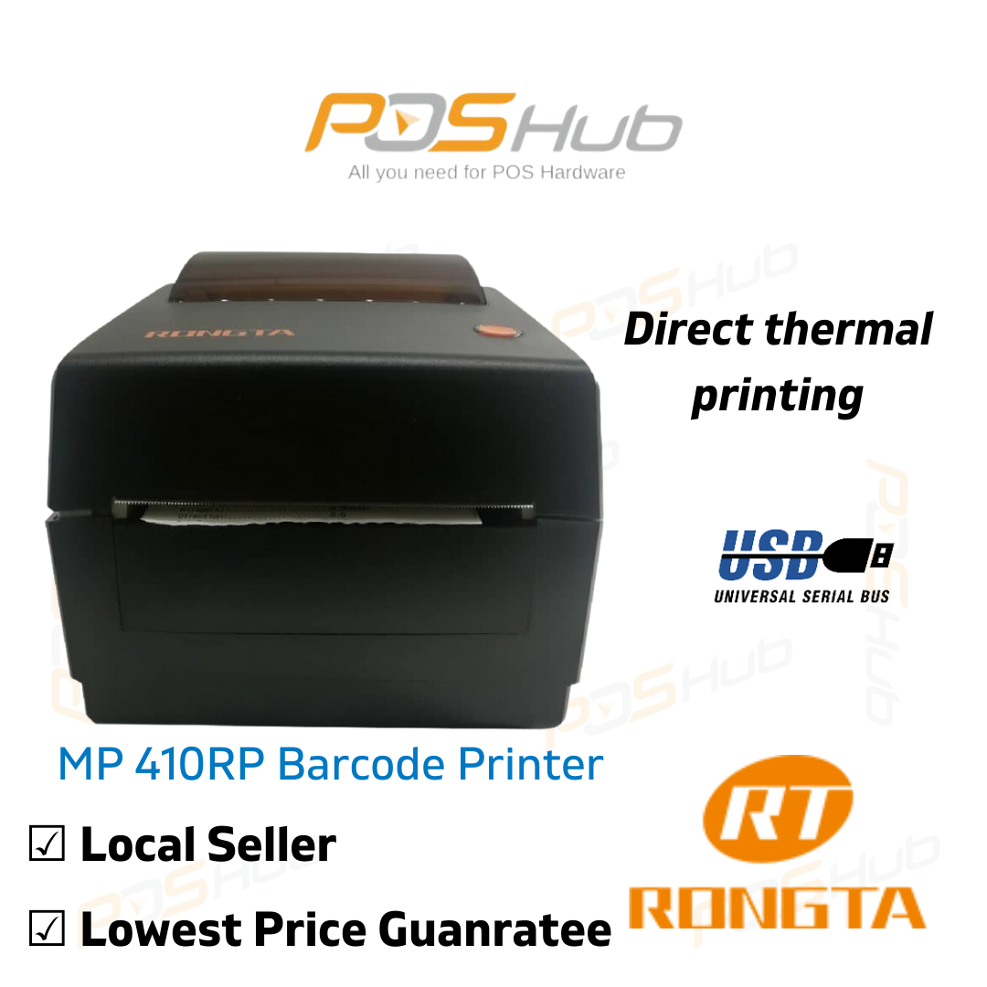 Thermal Printer A6 Bluetooth Rongta RP410 Air Waybill Printer Barcode ...