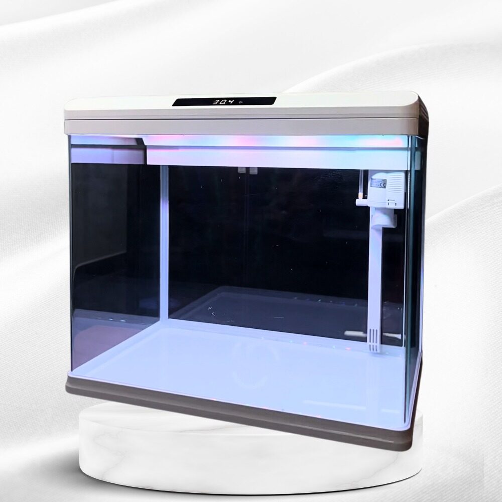 SOBO Mini Aquarium Fish Tank SD-380F SD-480F SD-580F T-830F Set Pump Filter LED Light Mini Bare ...