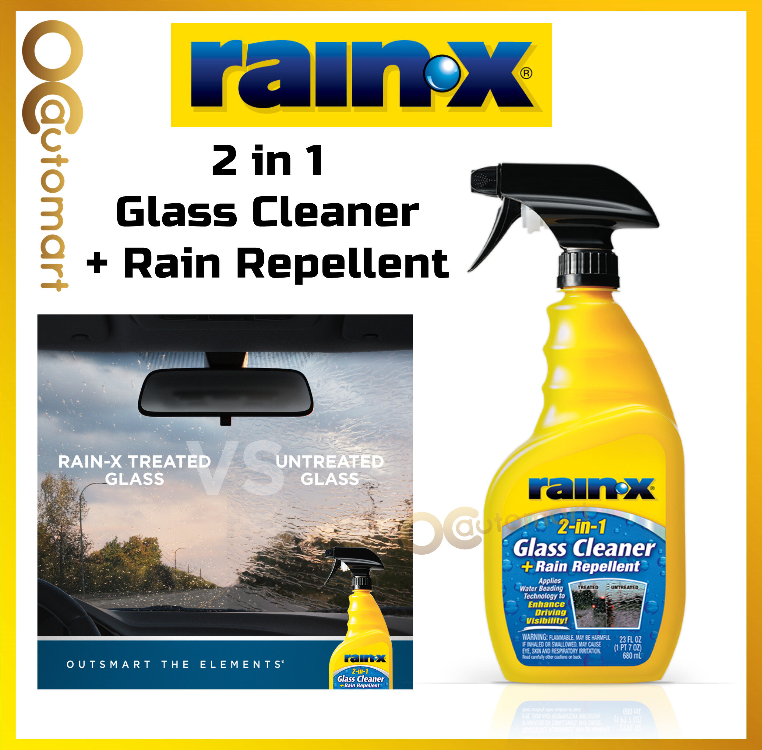 Rain-X 103mL / 207mL Water Repellent Rain X Rainx Window Glass ...