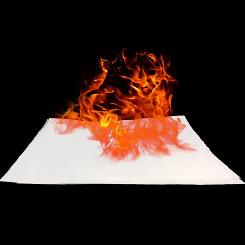 Kada ????Hot Sale????10Pcs 20*10cm Fire Paper Flash Flame Paper Fire ...