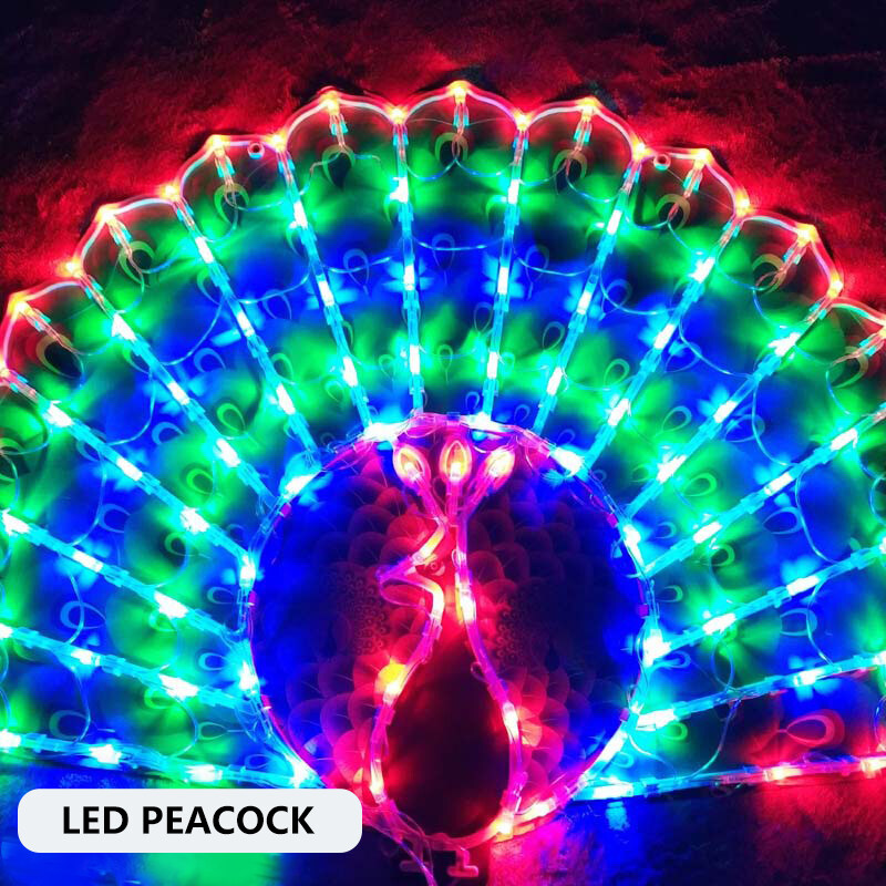 Yupt LED Lantern Peacock Light Love Light Five-pointed Star Sun Light ...