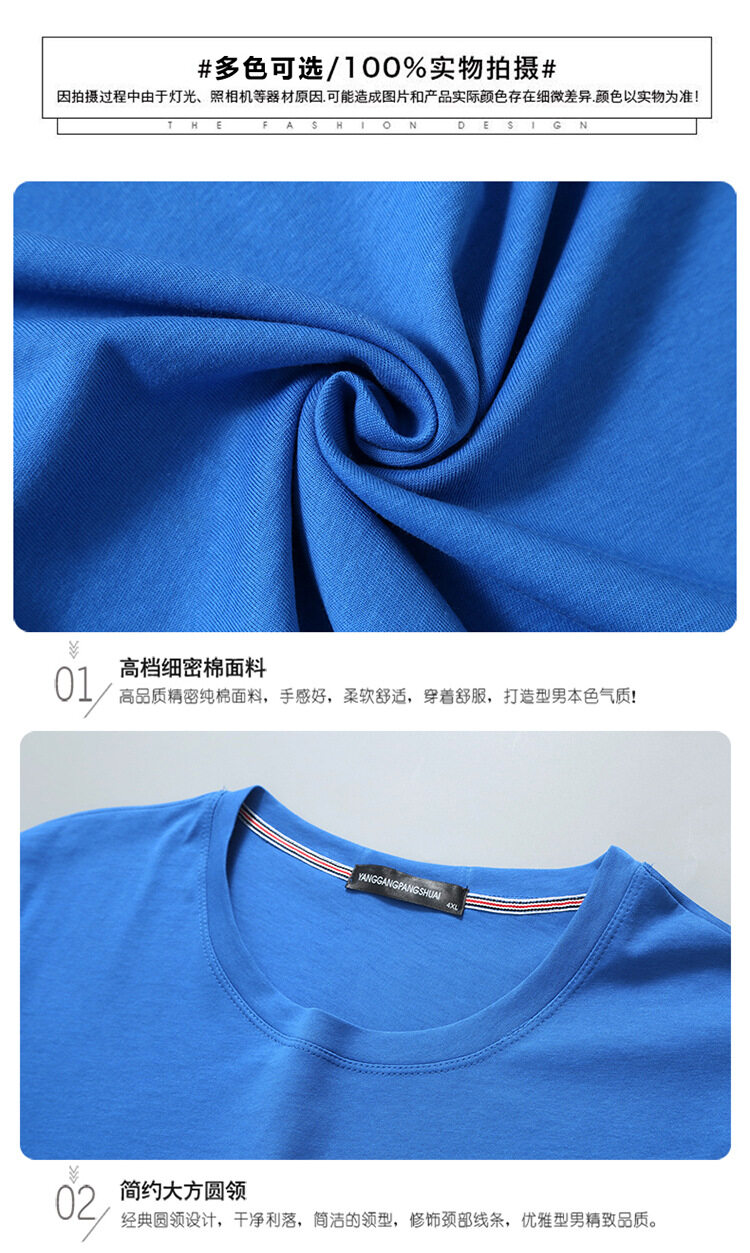 【4XL-12XL】160กิโลกรัมสามารถสวมใส่ผ้าฝ้าย100% ขนาดใหญ่ขนาดพิเศษไขมันขนาดใหญ่บุรุษพิมพ์แขนสั้น ...