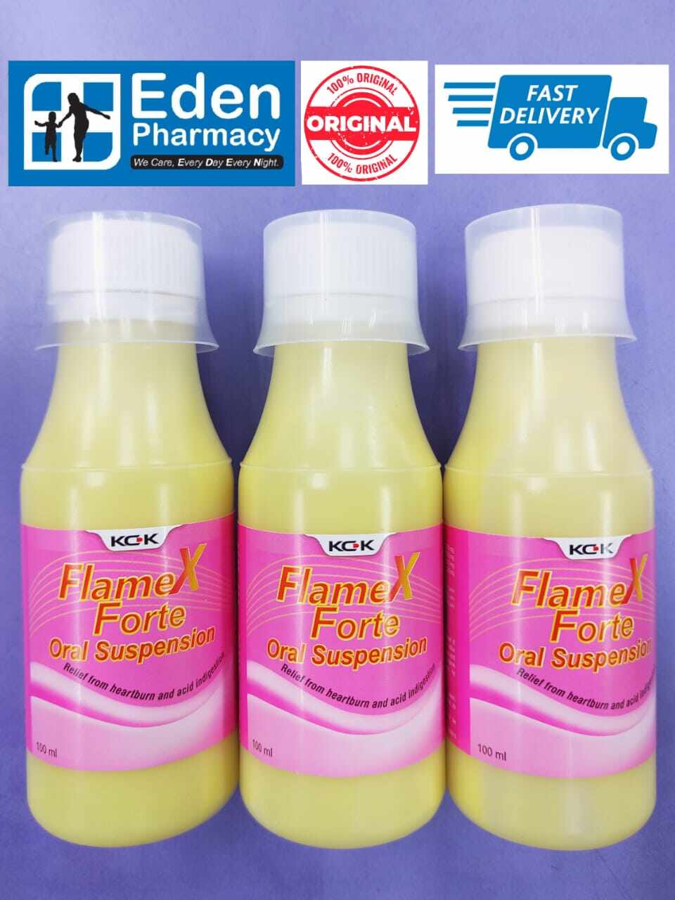 Flamex Forte Oral Suspension ( 1 x 100ml ) / ( 3 x 100ml ) KCK Pharma ...