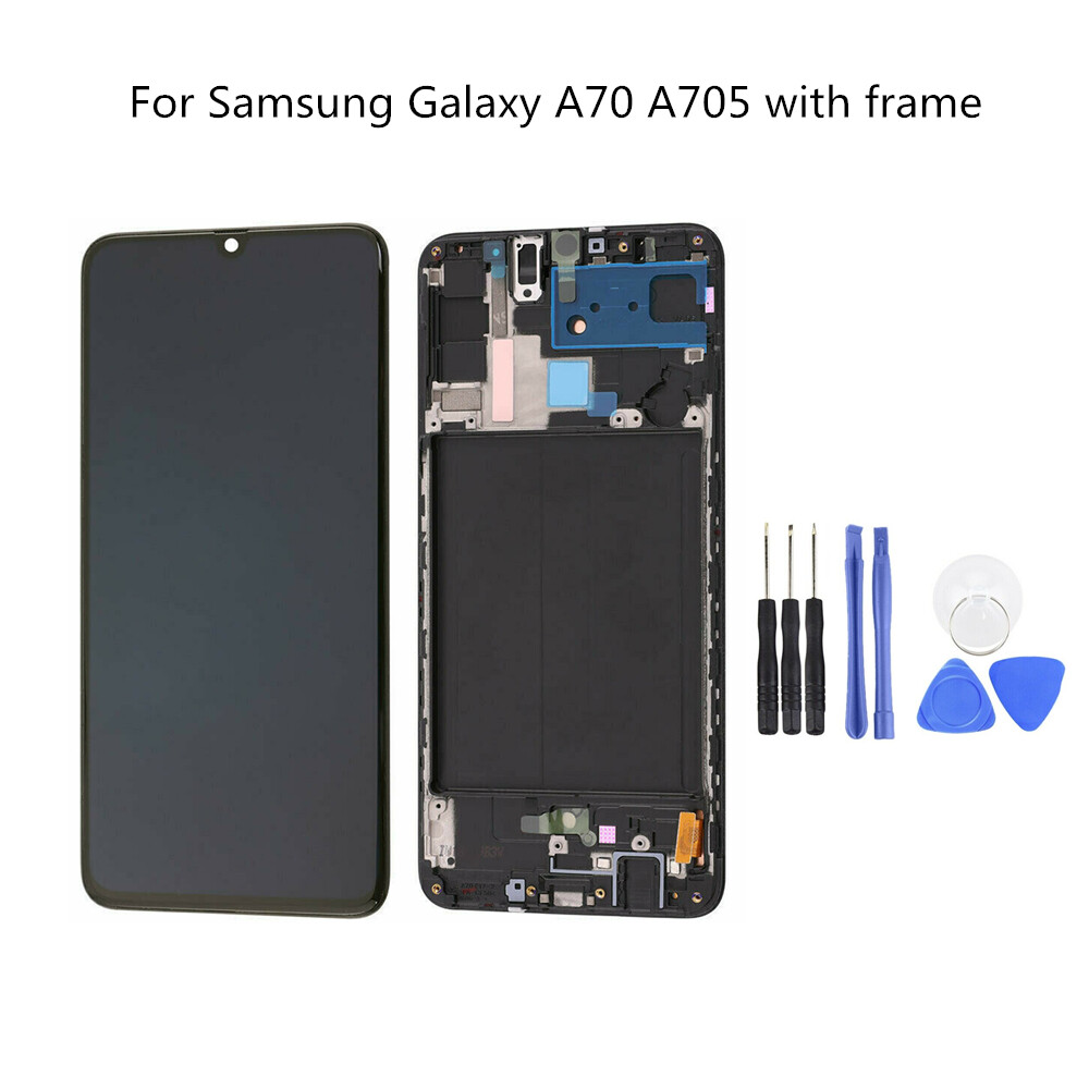 สำหรับ Samsung Galaxy A70 SM-A705จอแสดงผล LCD หน้าจอสัมผัส Digitizer ...