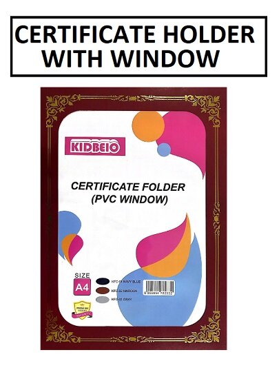 CARDBOARD CERTIFICATE HOLDER WITH WINDOW | Lazada