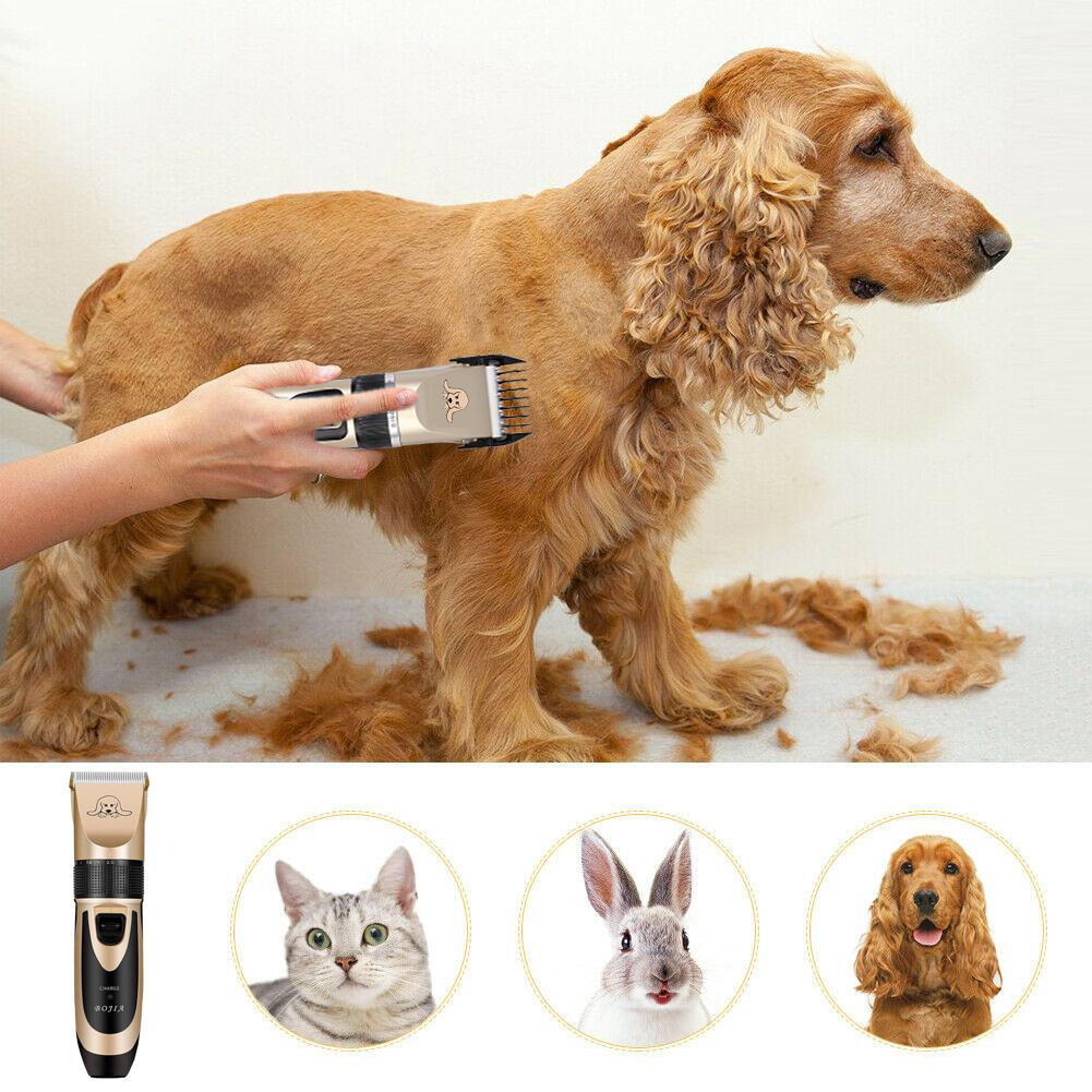 DY Loving Pet Dog Cat Professional Grooming Kit Clippers Hair Trimmer ...