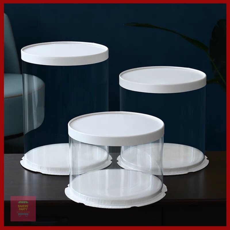 6inch Round Cake Box Packaging 8 inch Round Cake Box Packaging Kotak ...