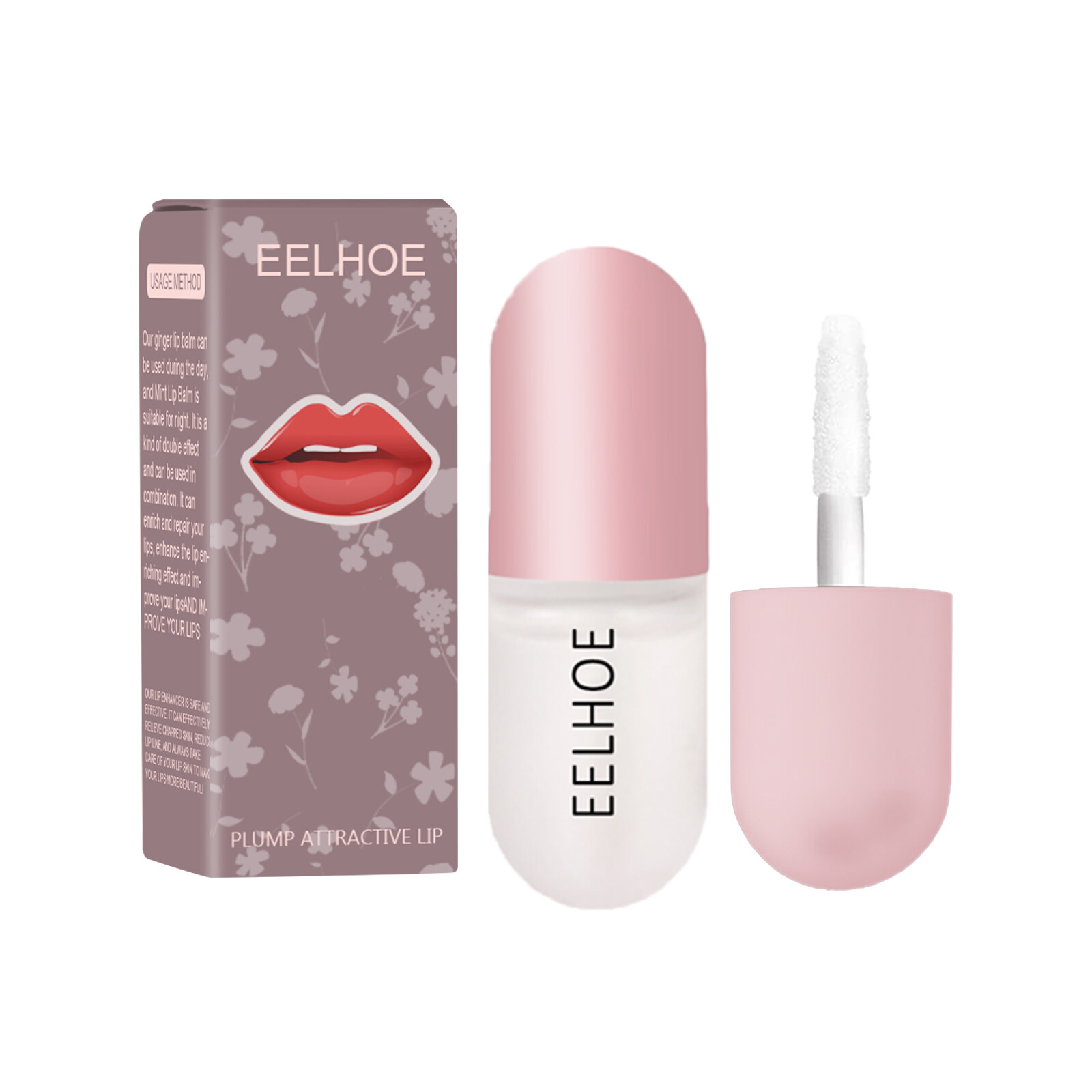 Eelhoe Botanical Capsule Lip Plumping Oil Enhances Plump Lip And Lip ...