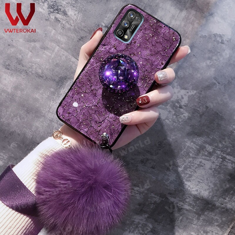 VWTEROKAI Luxury Gold Foil Bling Marble Phone Cases for Samsung Galaxy ...