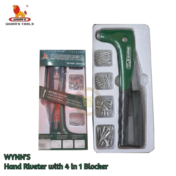 Wynn's Tools - W104A 250mm Hand Riveter with 4 in 1 Blocker | Lazada