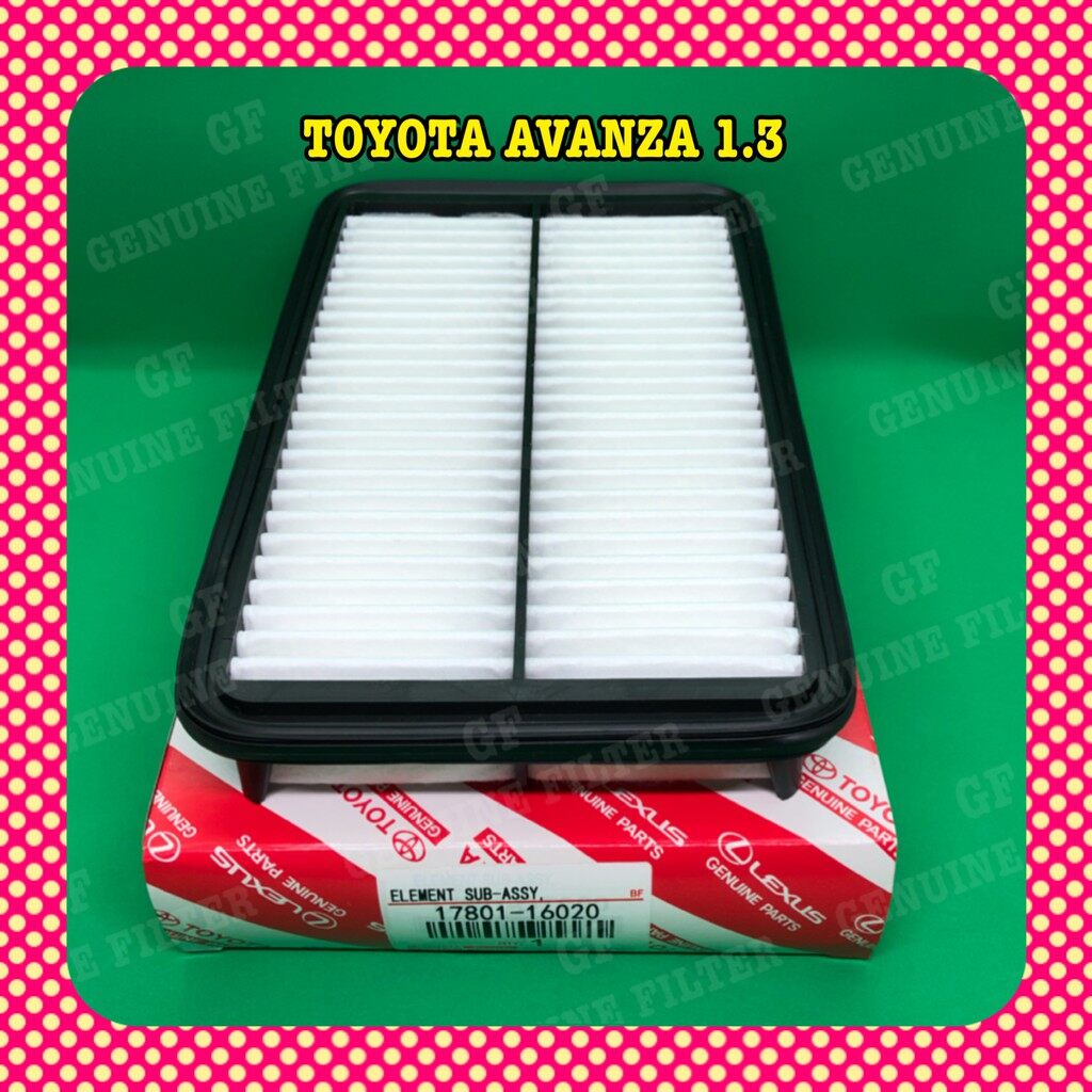 AIR FILTER PERODUA KEMBARA 1.3 TOYOTA AVANZA 1.3 F60117801-87Z09 17801 ...