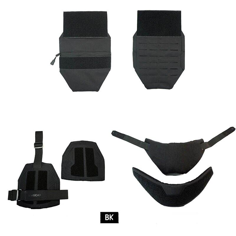 DMgear Tactical Vest Universal Collar Guard Shoulder Guard Combination ...