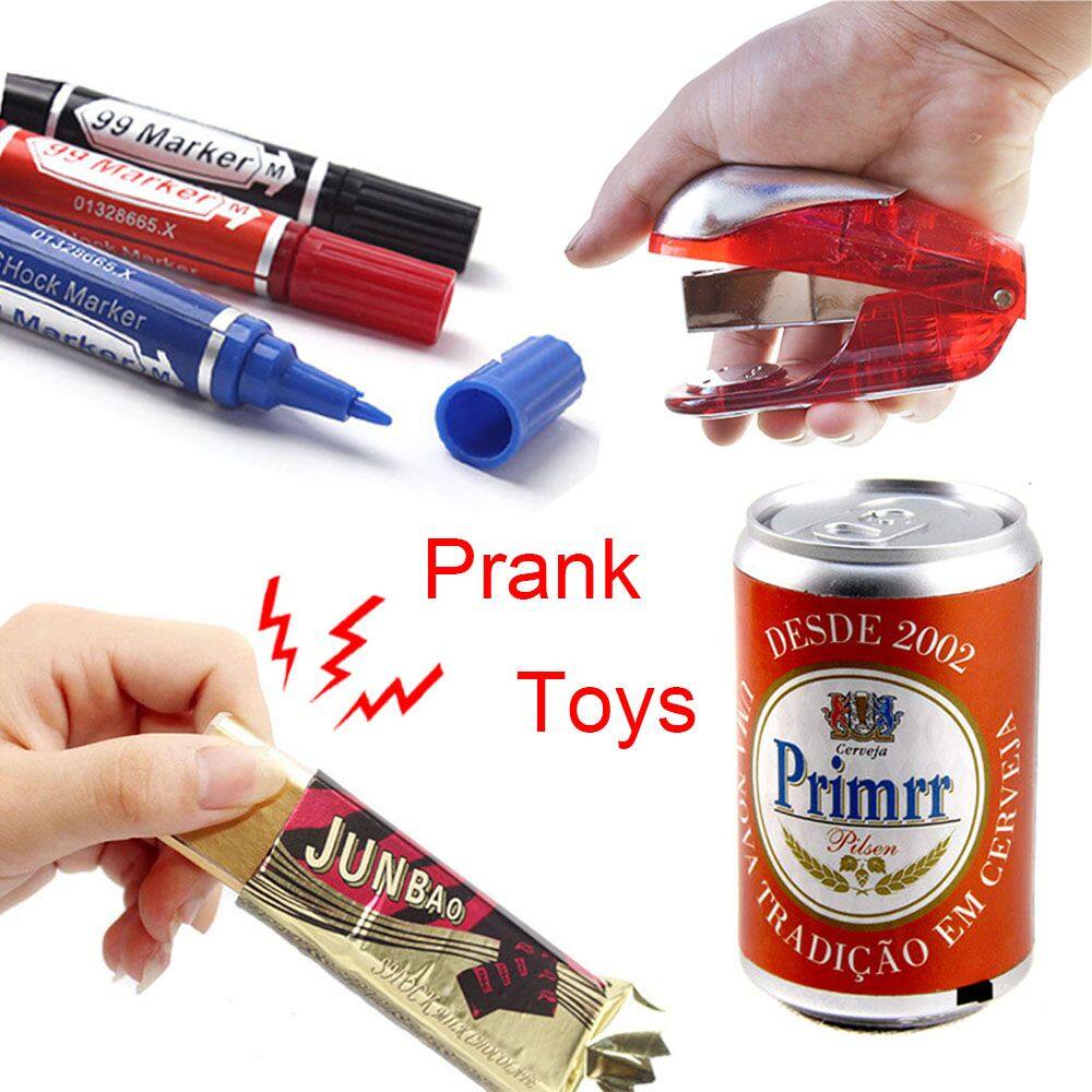 Funny Gripper Gum Novelty Electric Shock Toy Shocker Pen Prank Trick ...