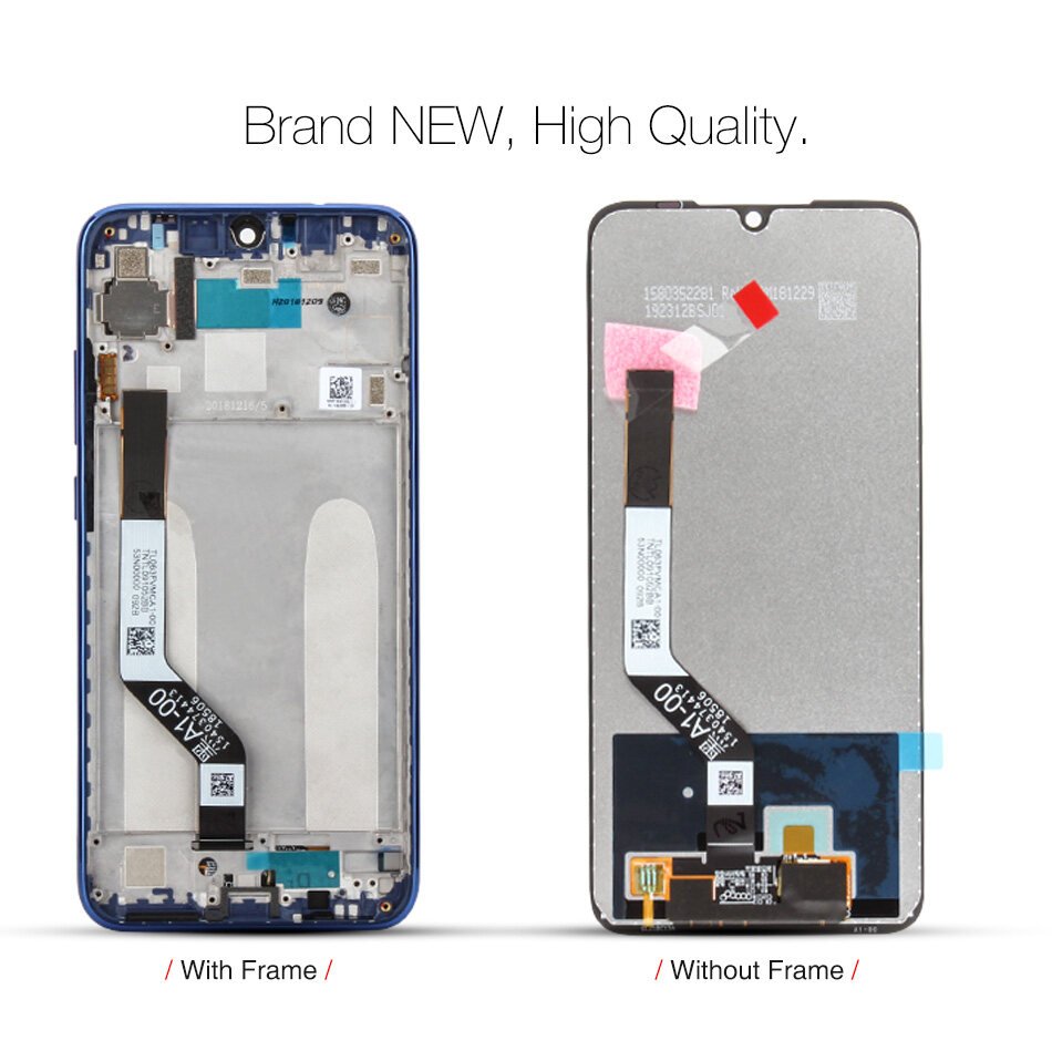CAPAS For Xiaomi Redmi Note 7 Original LCD Display Digitizer With Frame ...