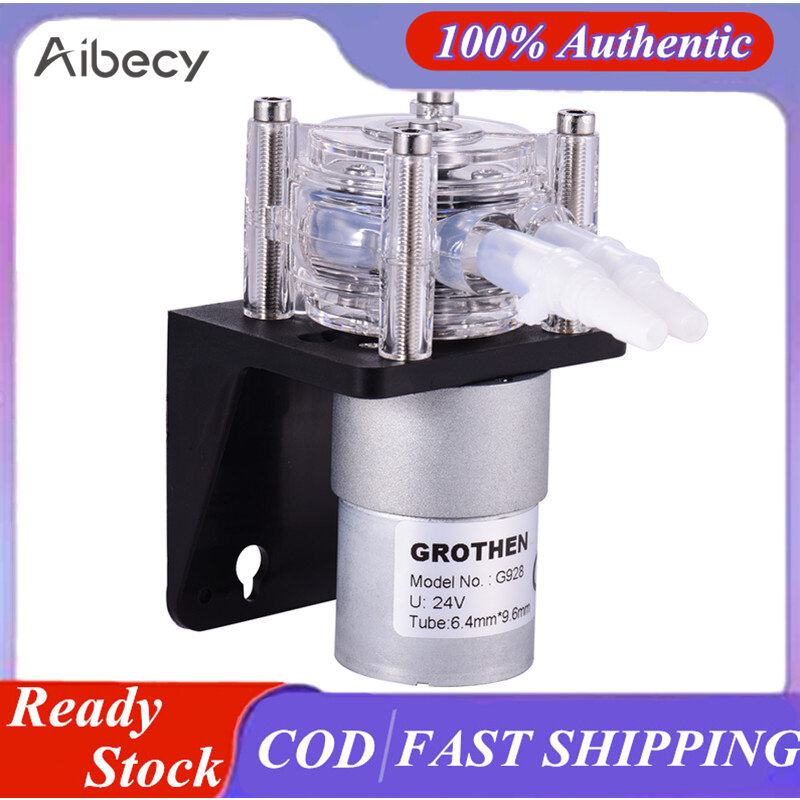 Aibecy GROTHEN DC 24V Peristaltic Pump with Silicone Tubing High Flow ...