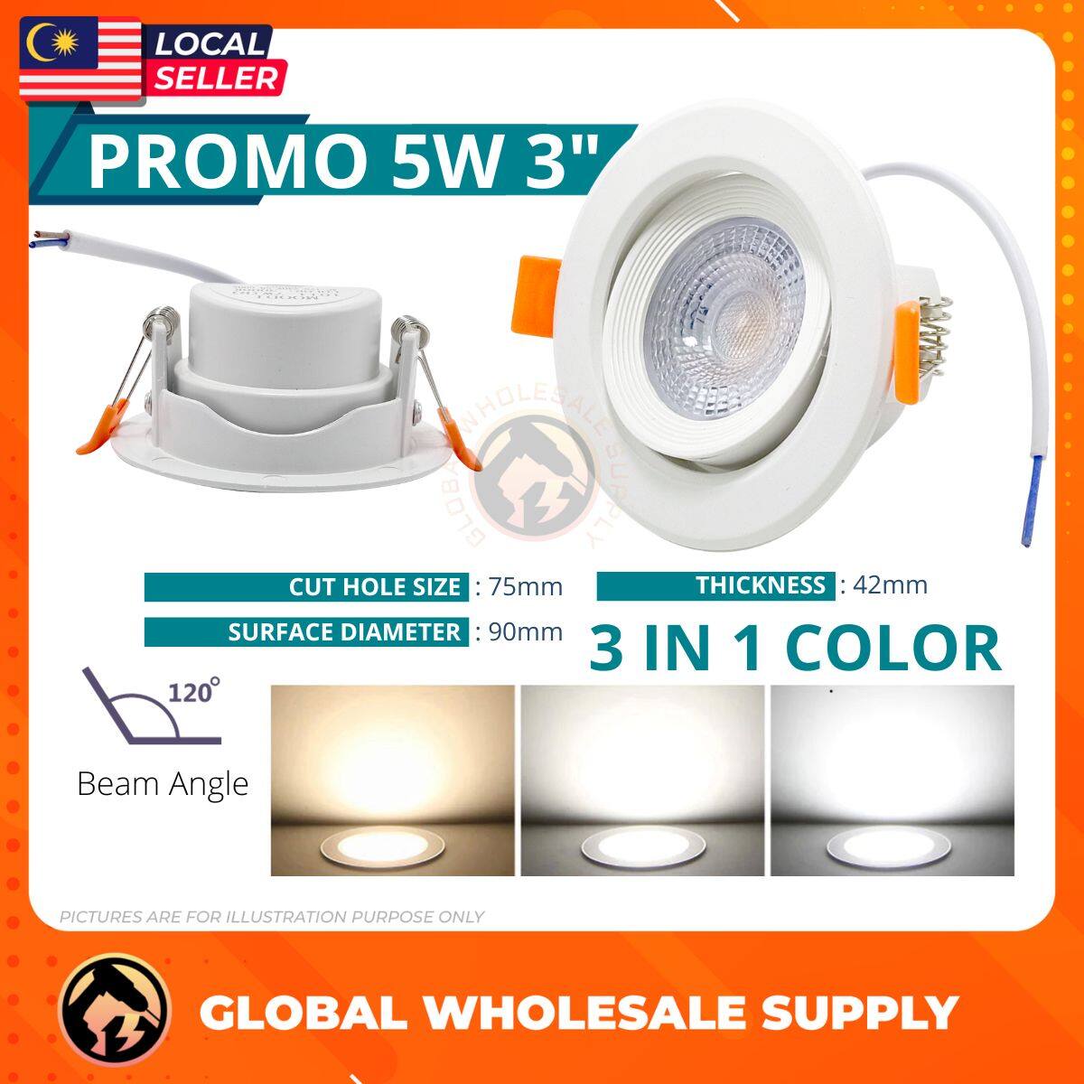 7W 36° Angle LED Eye Ball Downlight Retrofit Spotlight Thin Ceiling ...