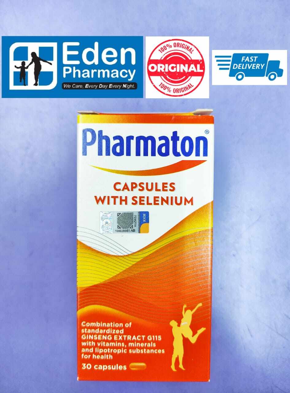 Pharmaton Capsules with Selenium ( 30's / 100's / 30's + 100's ) | Lazada