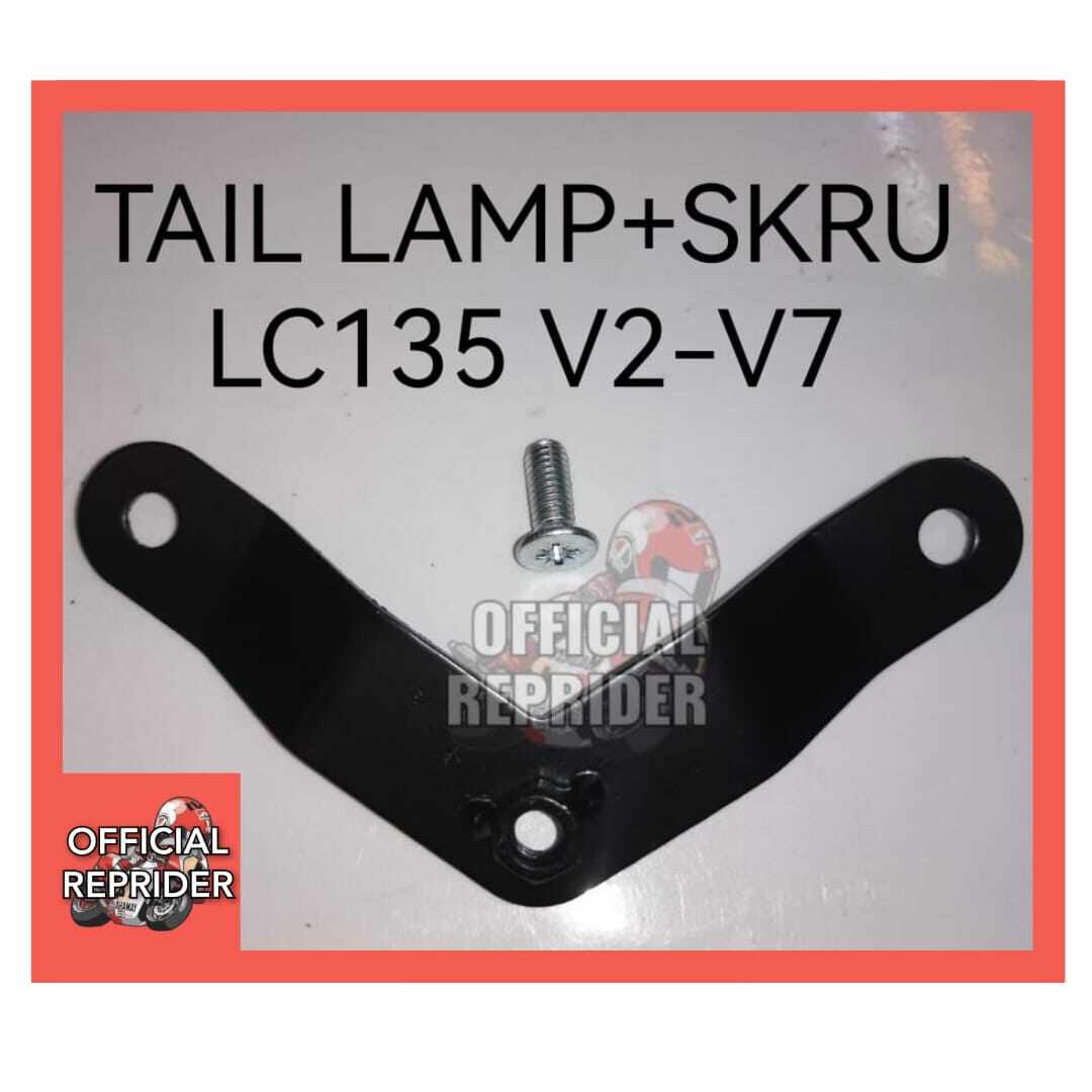 TAIL LAMP BRACKET+SKRU LAMPU BELAKANG LC135 NEW V2-V7 | Lazada