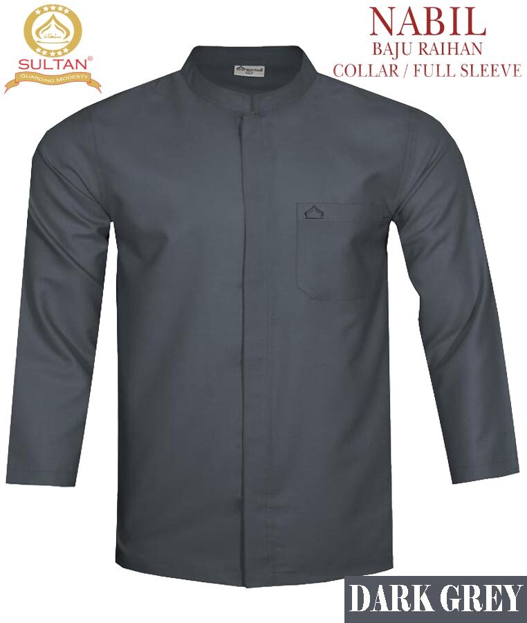 SULTAN KURTA-NABIL - BAJU RAIHAN COLLAR - FULL SLEEVE | Lazada