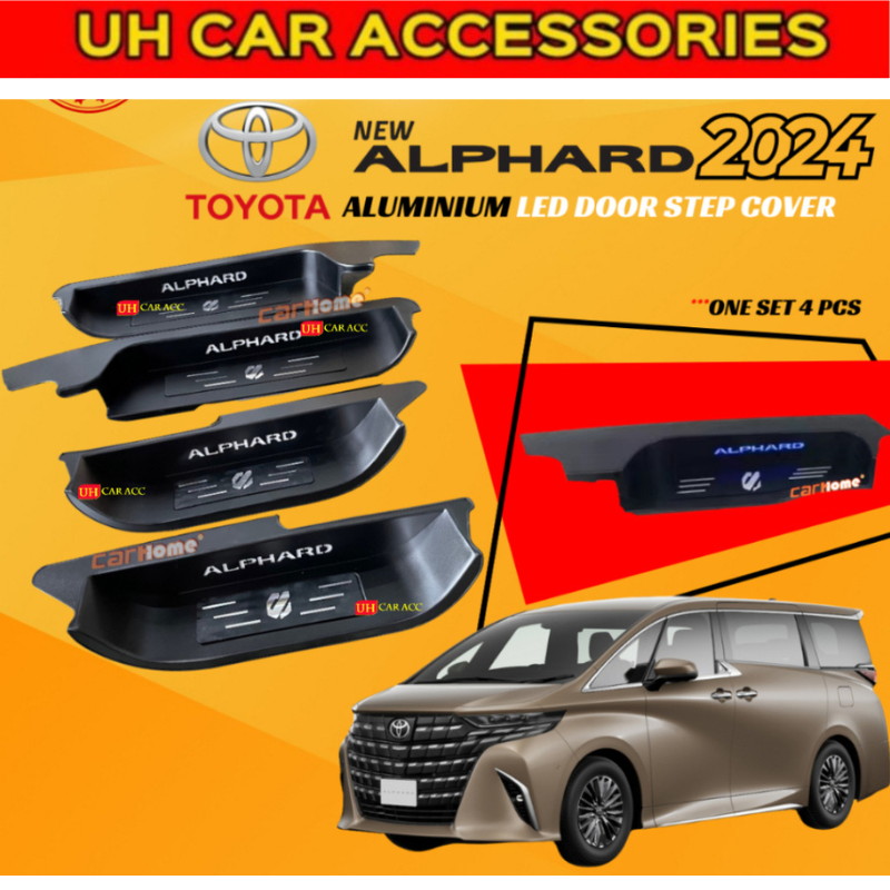 Toyota ALPHARD 2024 AGH40 AH40 Door Side Step Sill Plate Door Side Sill ...