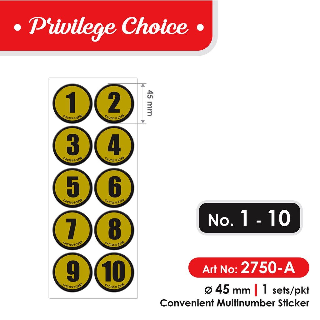 Epoxy Numbering Sticker/ Pelekat Nombor Meja/ Table Number Sticker ...