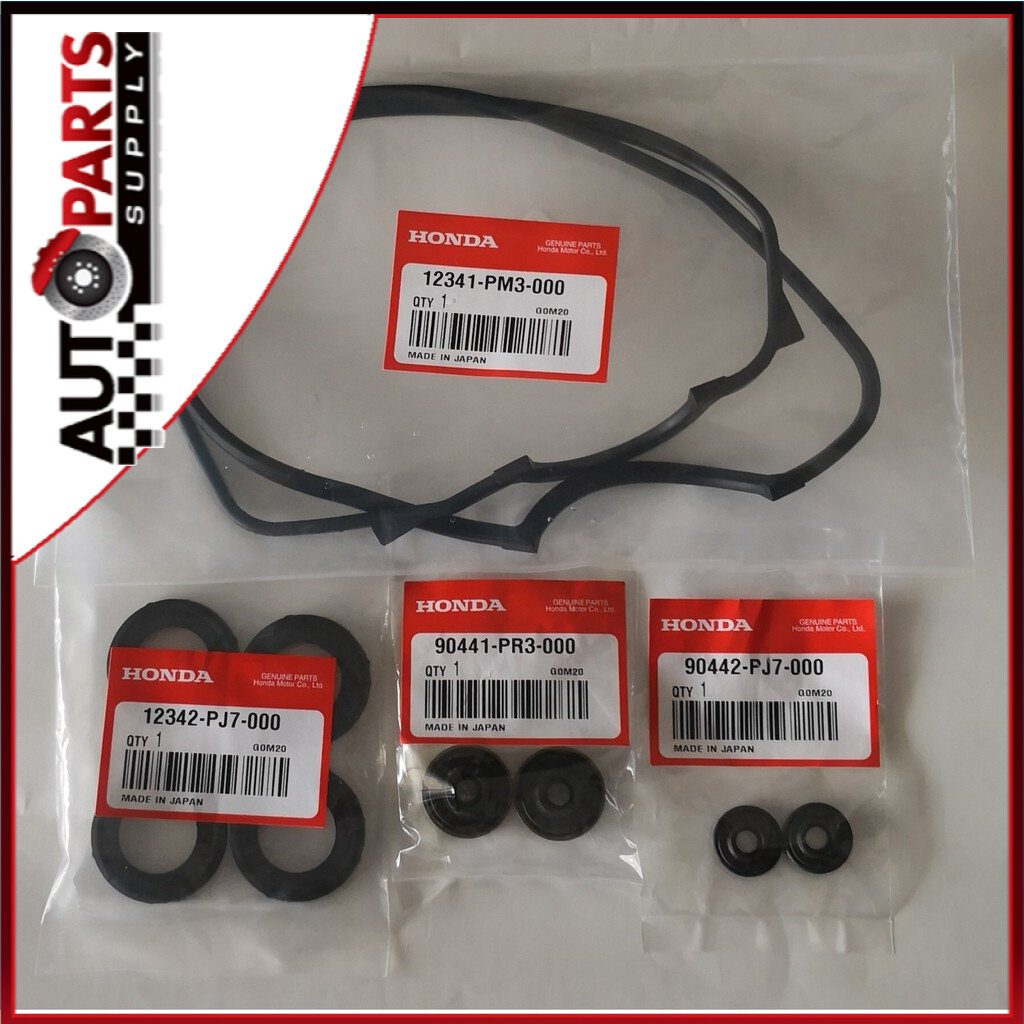 Valve Cover Gasket with Plug Seal & Valve Cover Bush for Honda Civic ...