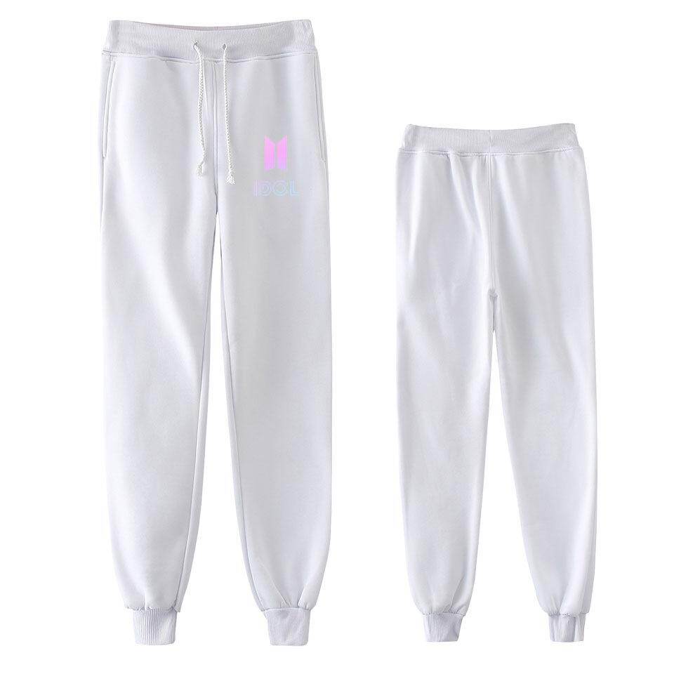 Cross-border for BTS athletic pants Korean-style loose-fit stretch ...